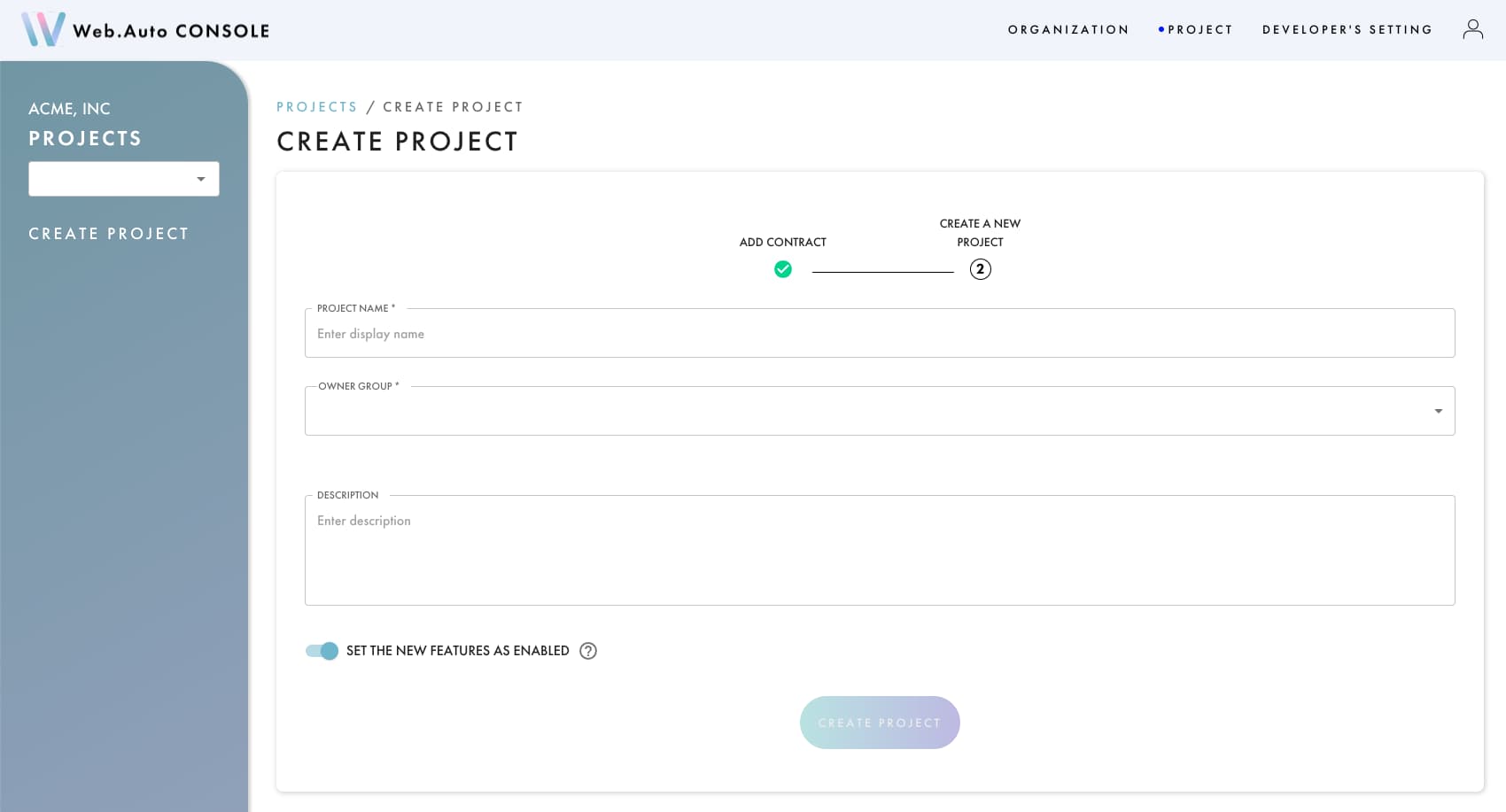 Web.Auto Documentation