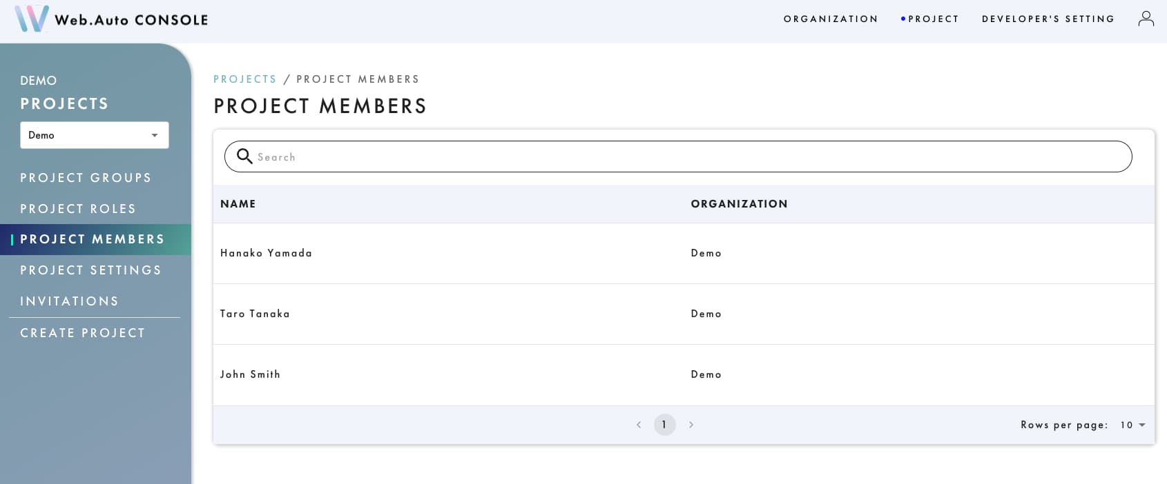Web.Auto Documentation